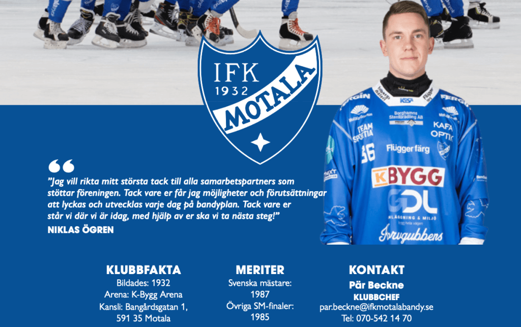 IFK Motala | IFK MOTALA BANDY