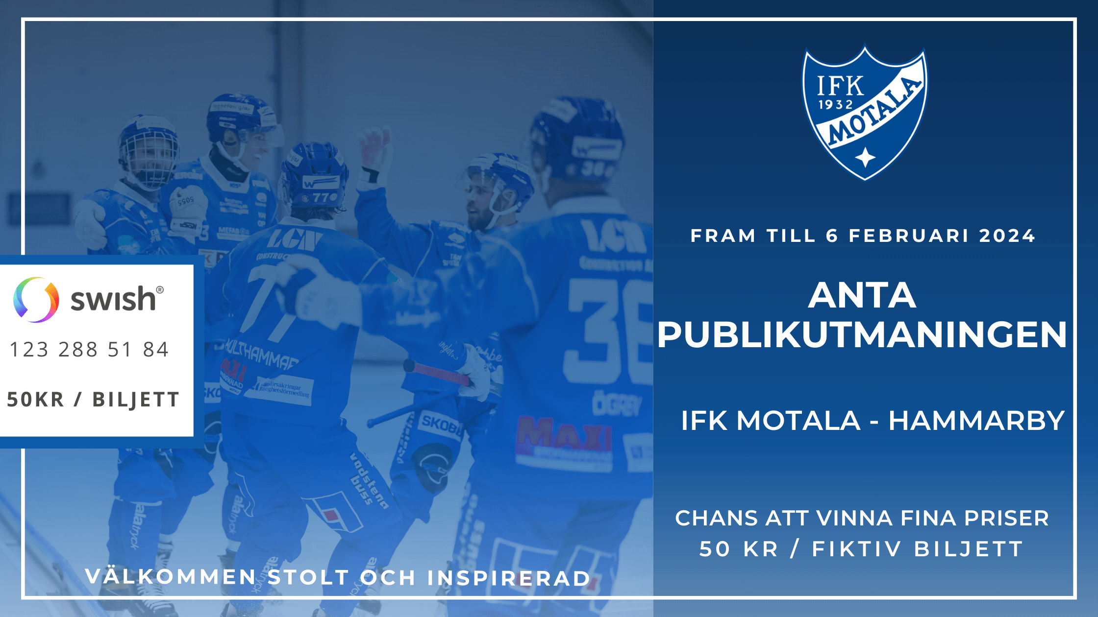 IFK Motala | Anta publikutmaningen